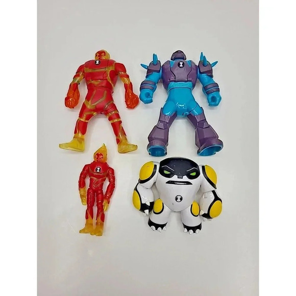 Toys | Ben 1 Action Figures Lot Of 4 Shock Rock Heatblast Cannonbolt ...